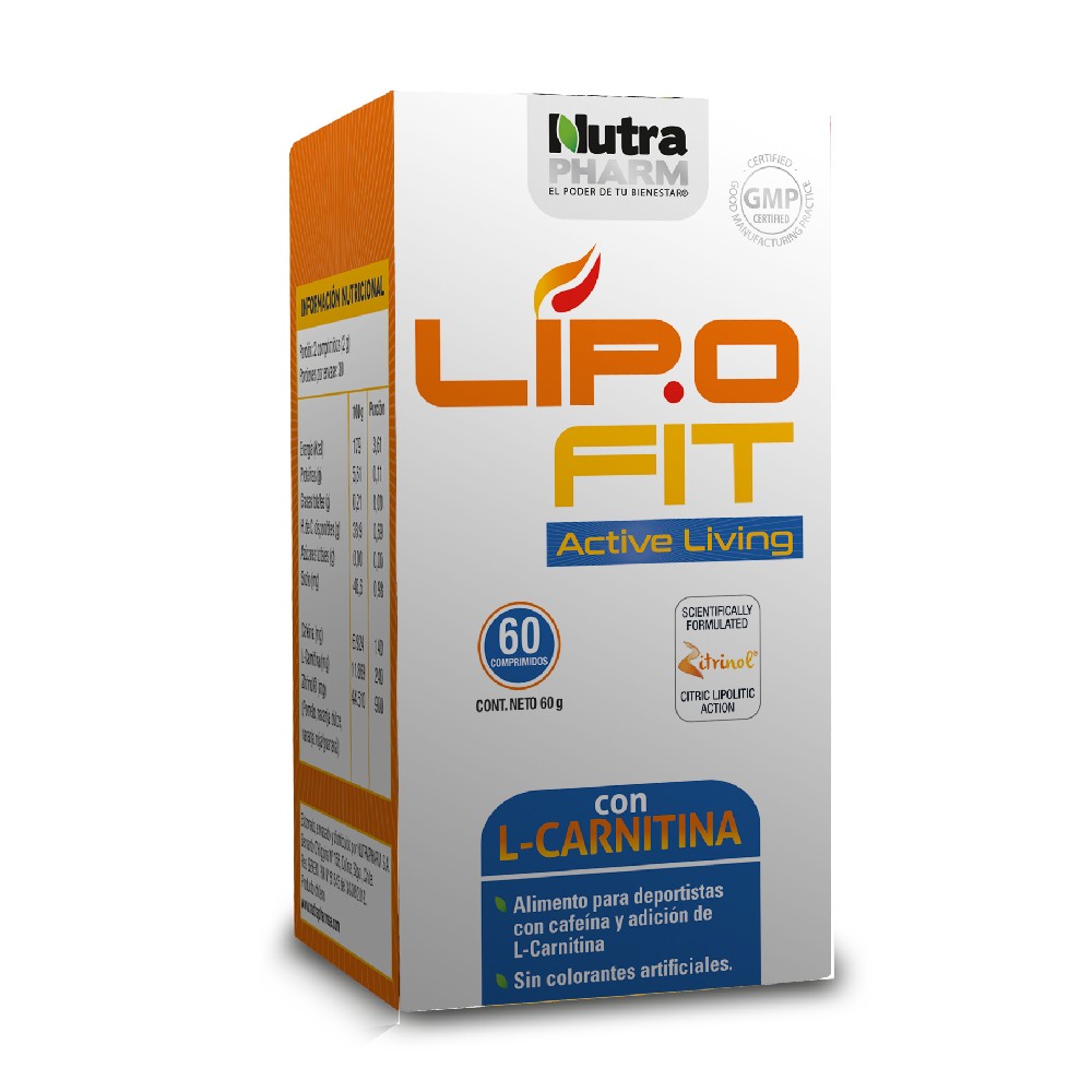 Lipofit Active Living Con L-Carnitina 60 Comprimidos | Cruz Verde