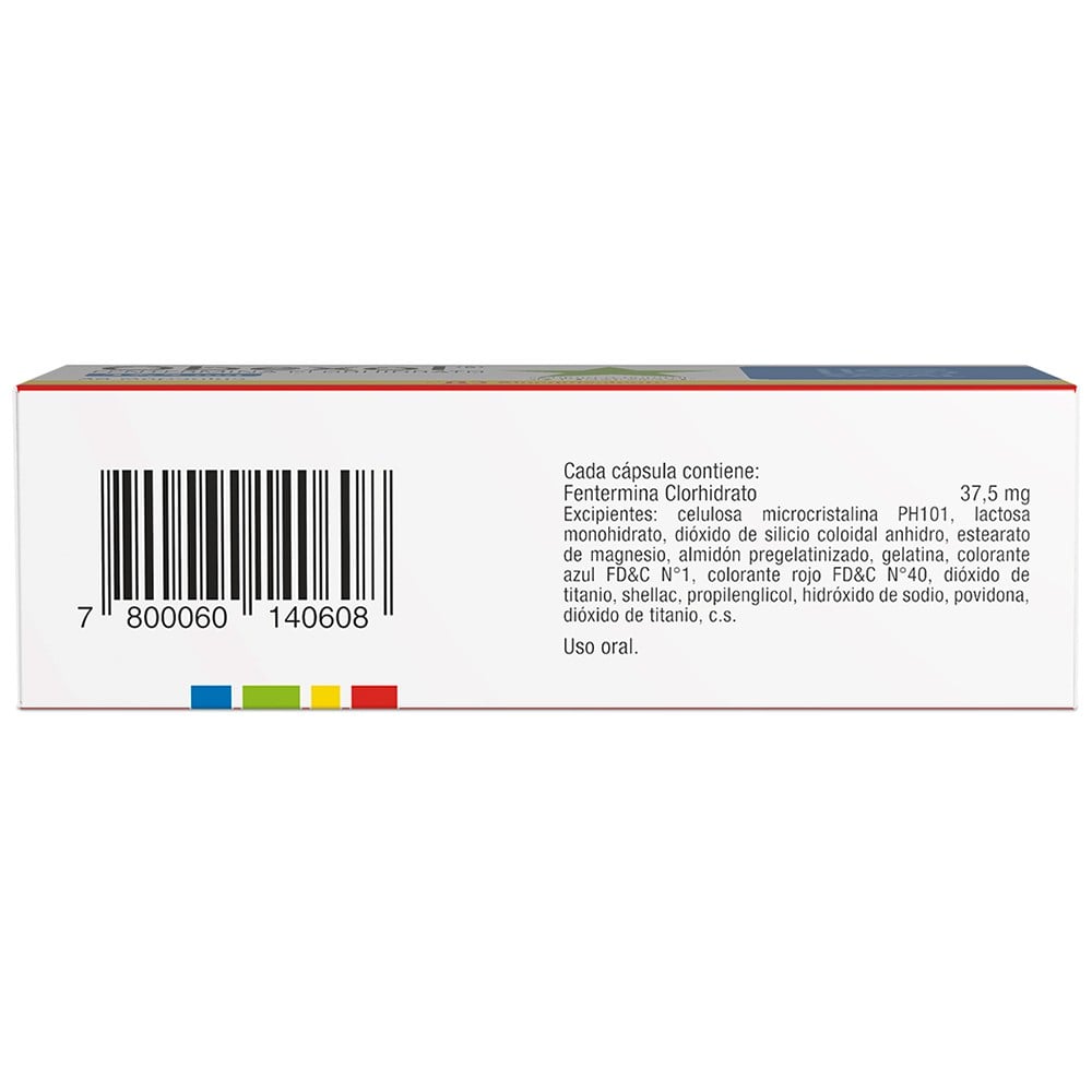 Obexol Fentermina 37,5 mg 30 Cápsulas | Cruz Verde