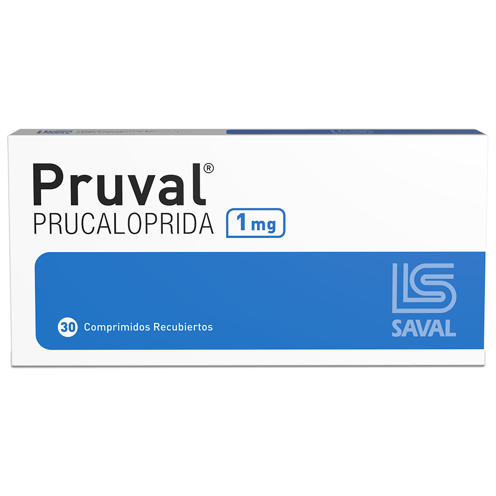 Pruval Prucaloprida 1 mg 30 Comprimidos | Cruz Verde