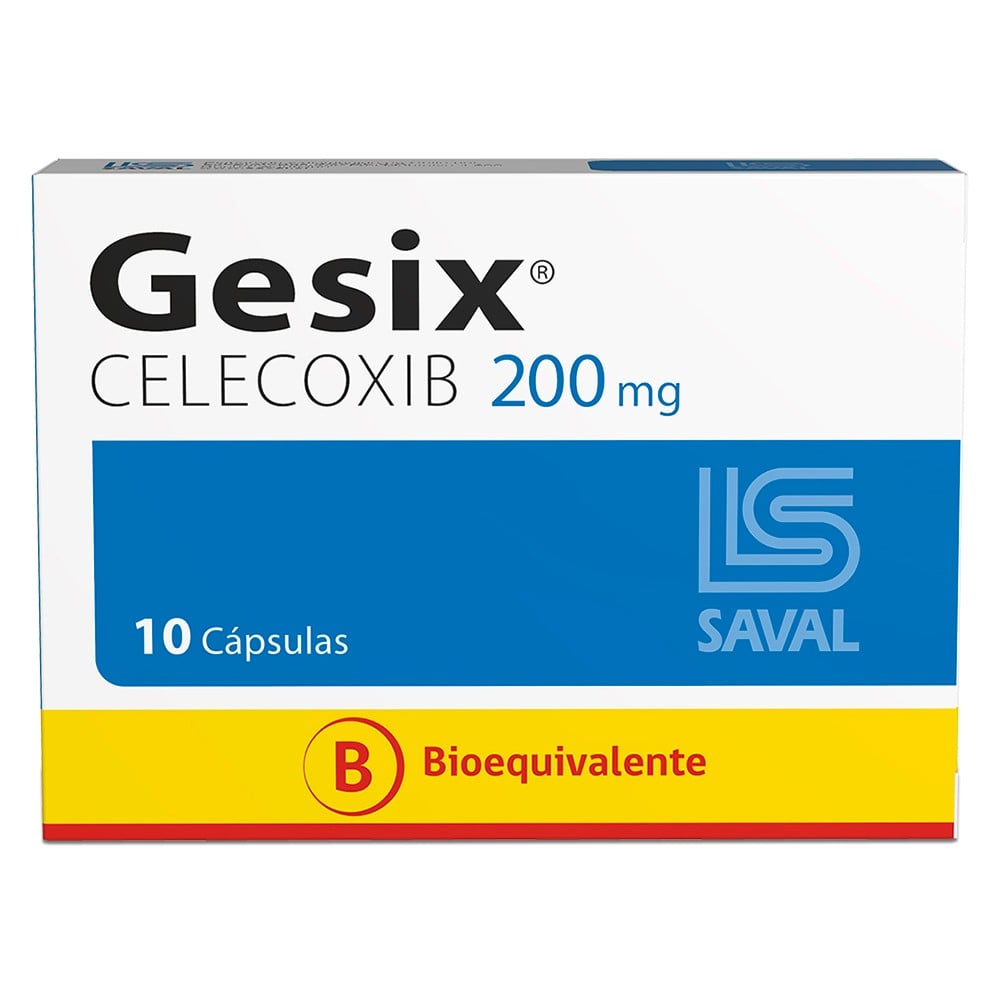 Gesix Celecoxib 200 mg 10 Cápsulas