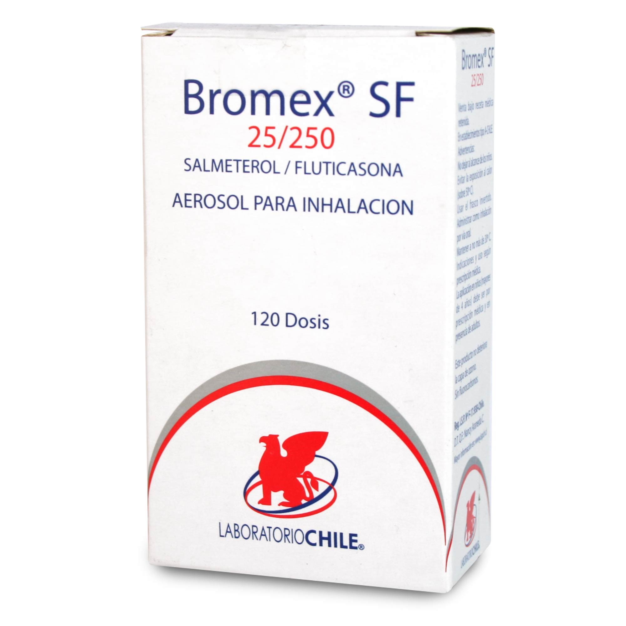 Bromex Sf Salmeterol 25 mcg / DS Inhalador Bucal 120 Dosis | Cruz Verde