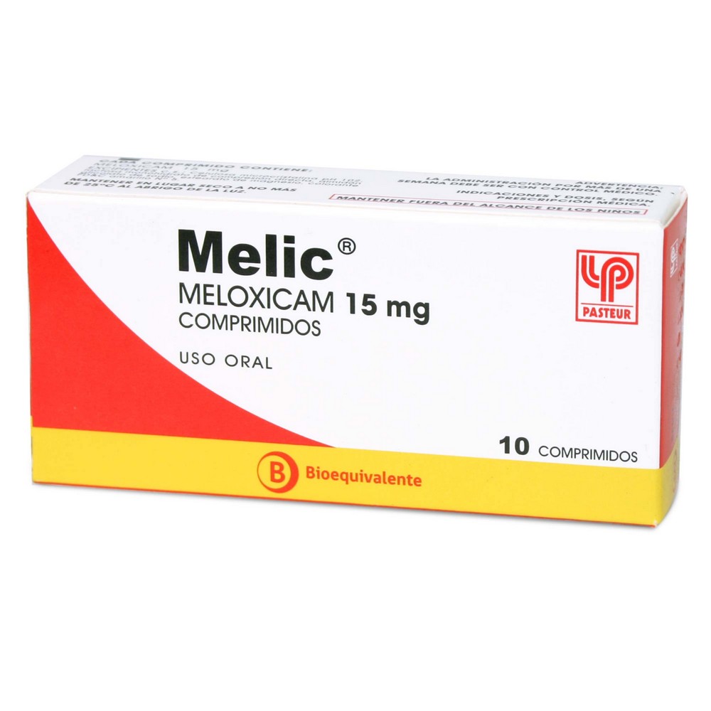Melic Meloxicam 15 mg 10 Comprimidos | Cruz Verde