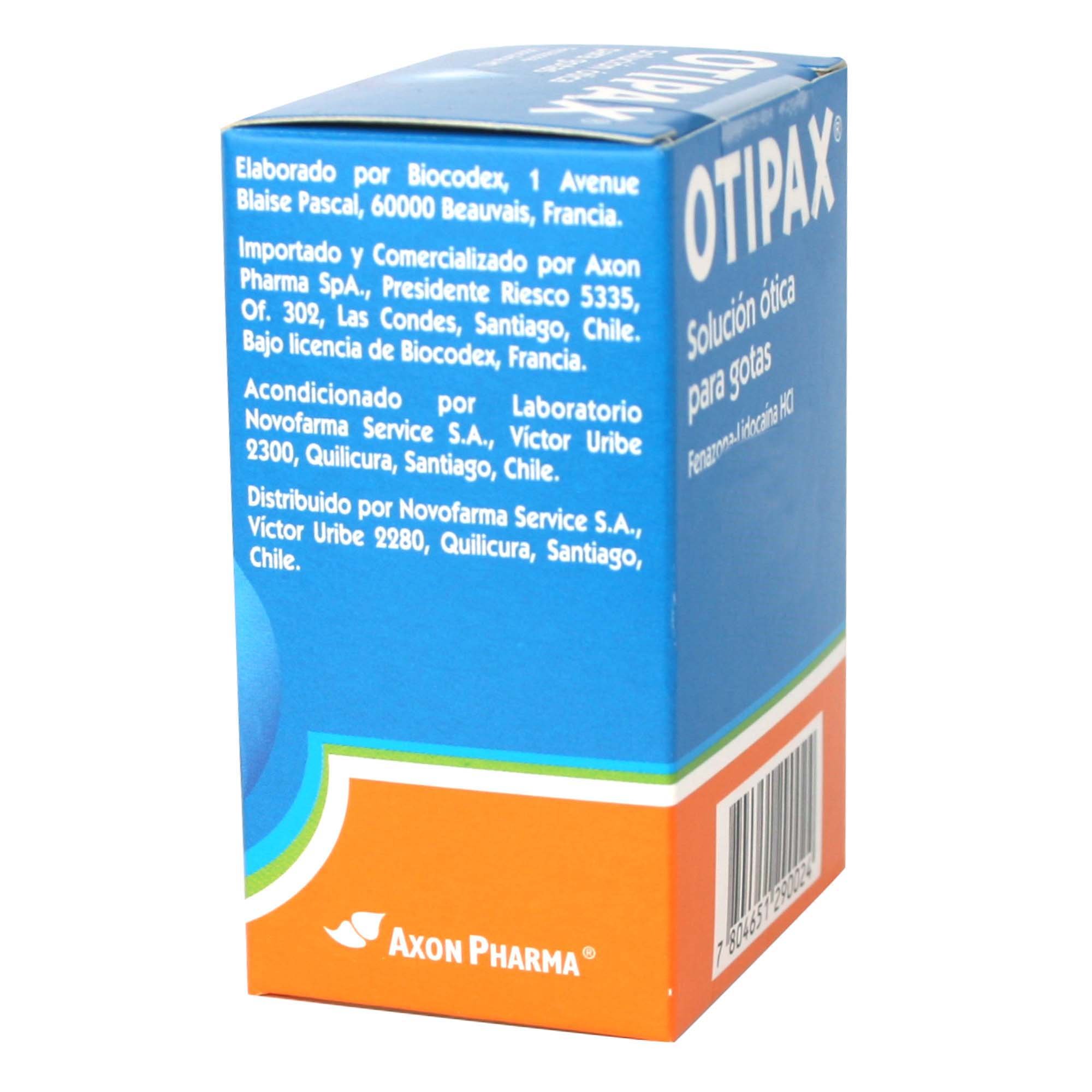 Otipax Fenazona 4,8 gr / 100 mL Lidocaína 1,2 gr / 100 mL Solución ...