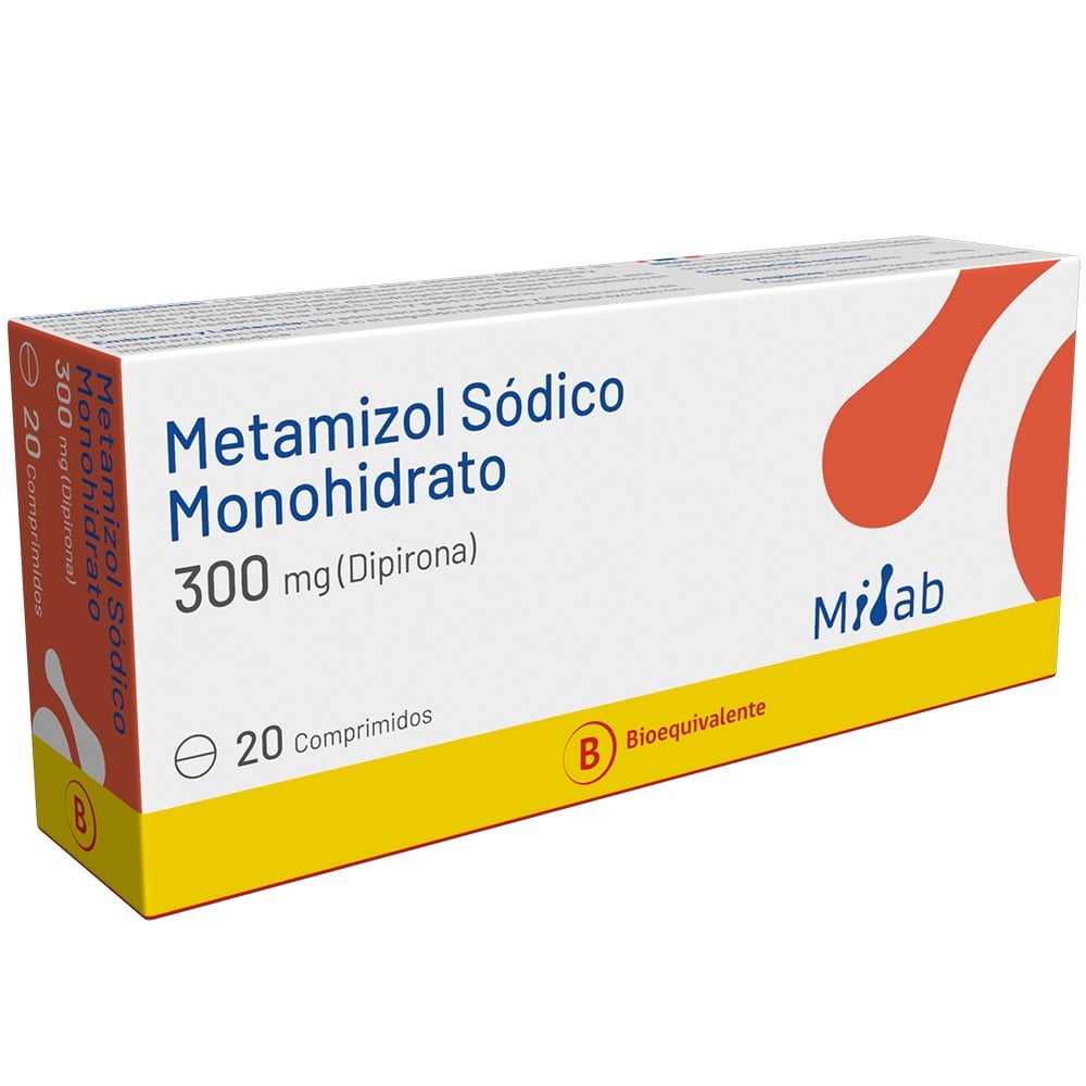 Metamizol 300 mg 20 Comprimidos | Cruz Verde