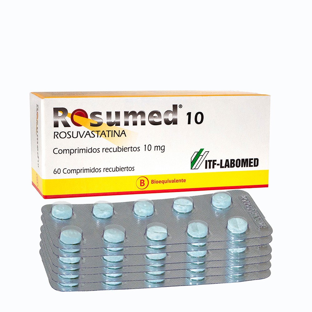 Rosumed Rosuvastatina 10 mg 60 Comprimidos | Cruz Verde