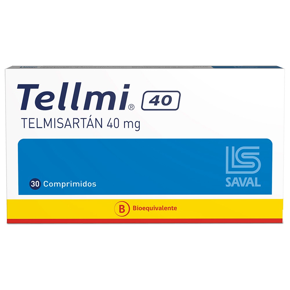 Tellmi 40 Telmisartan 40 mg 30 Comprimidos | Cruz Verde