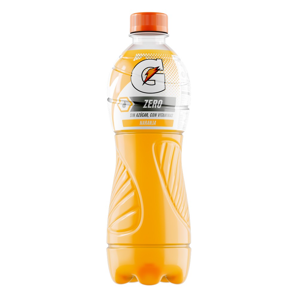 Gatorade Zero Sabor Naranja Sin Azúcar C/Vitaminas 500 mL - FarmaCompara