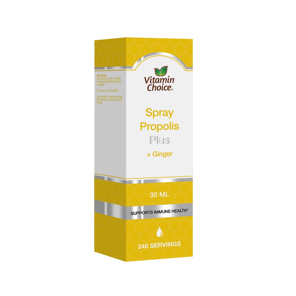 Vitamin Choice Spray Propolis Plus+Ginger | Cruz Verde