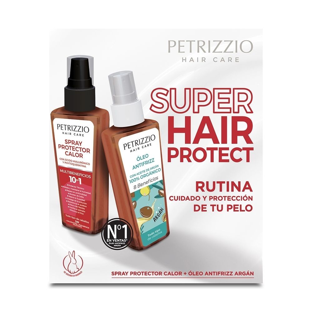 Set spray protector de calor + óleo antifrizz | Cruz Verde
