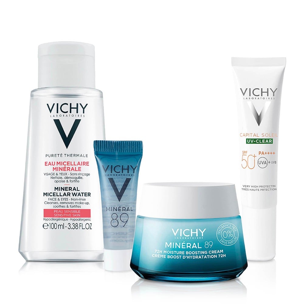 Set Vichy Minéral 89 Crema | Cruz Verde