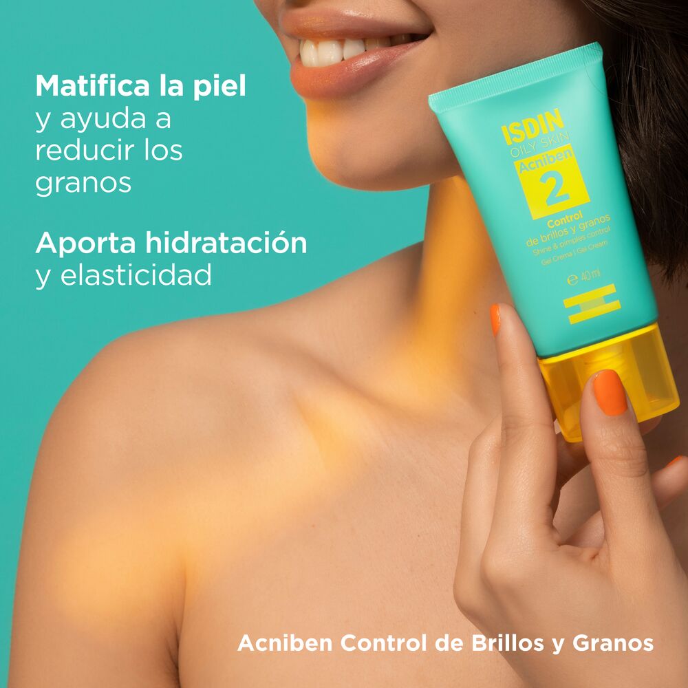 Acniben Gel Crema Control de Brillos y Granos 40 mL | Farmacias Cruz Verde