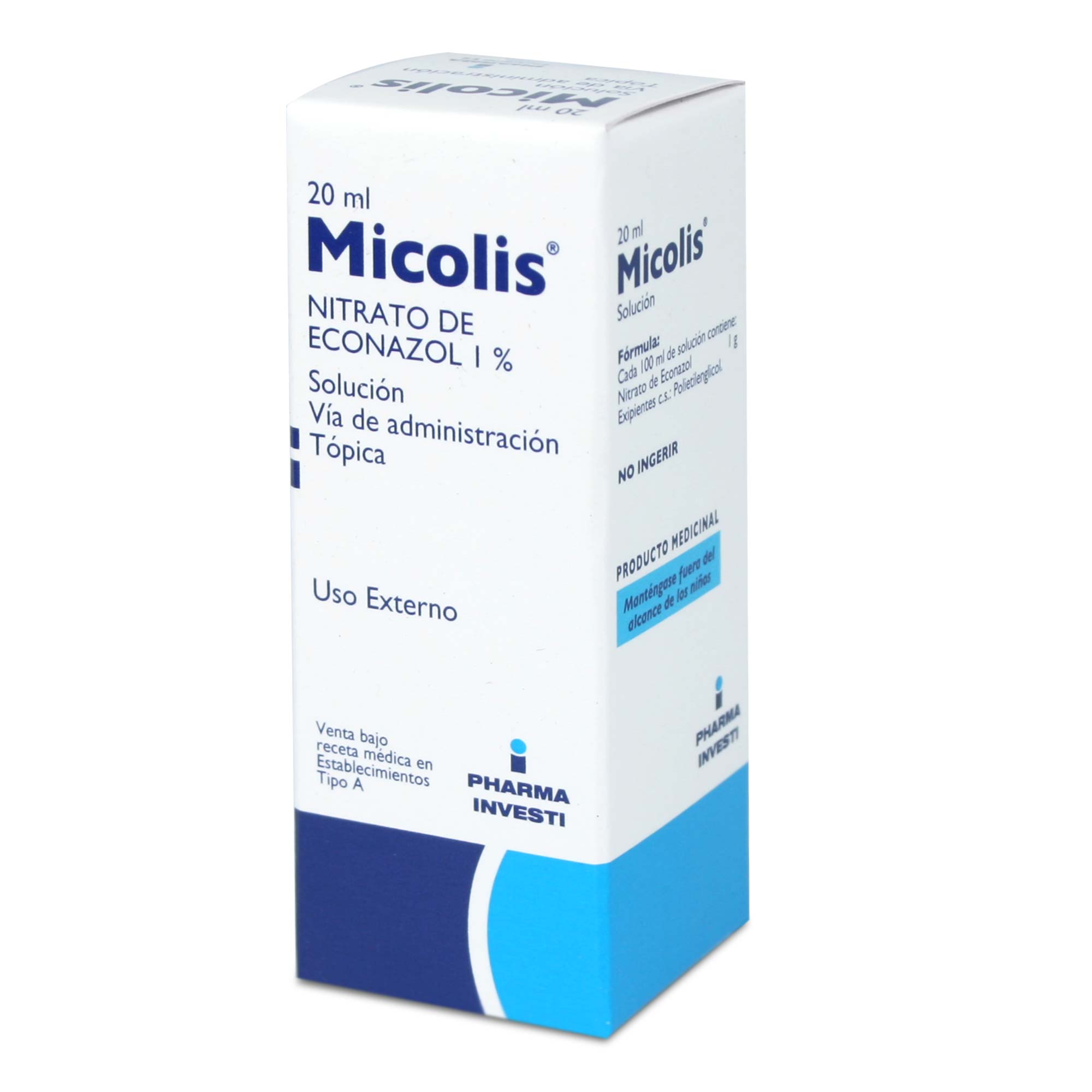 Micolis Econazol 1% Solución Tópica 20 mL | Cruz Verde