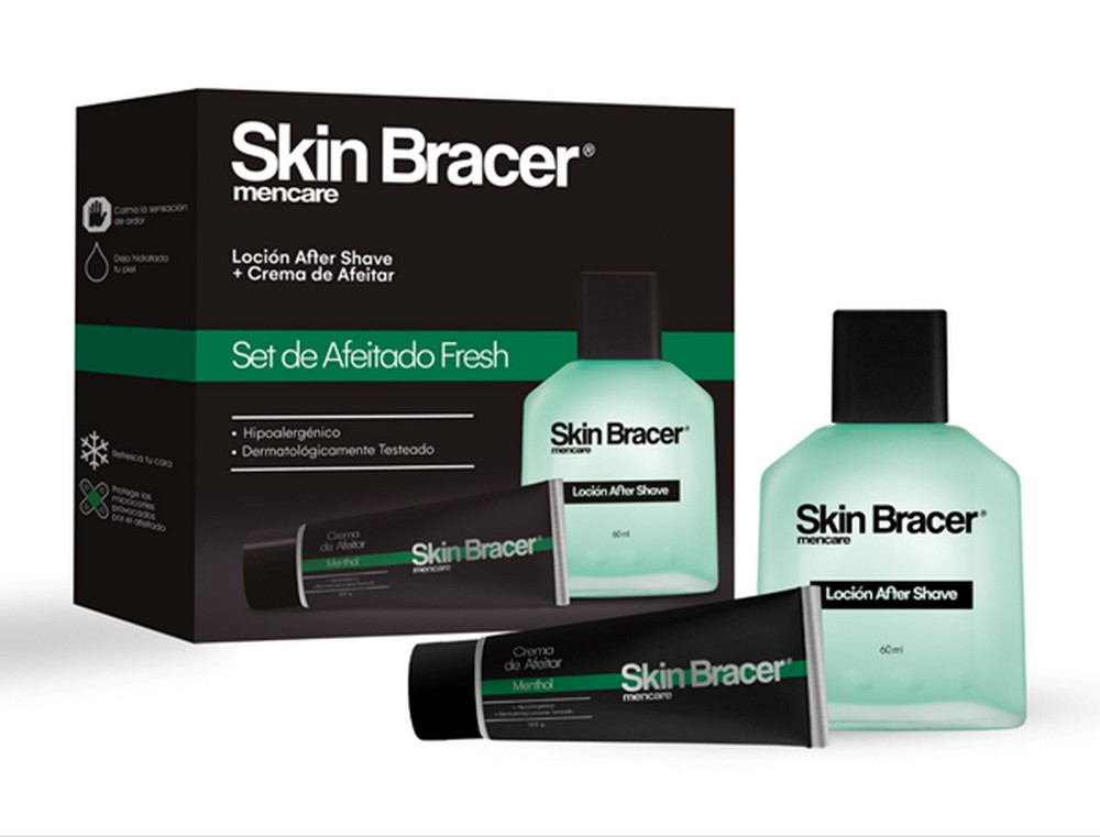 Estuche Loción After Shave Fresh 60mL + Crema Afeitar Menthol 100grs ...