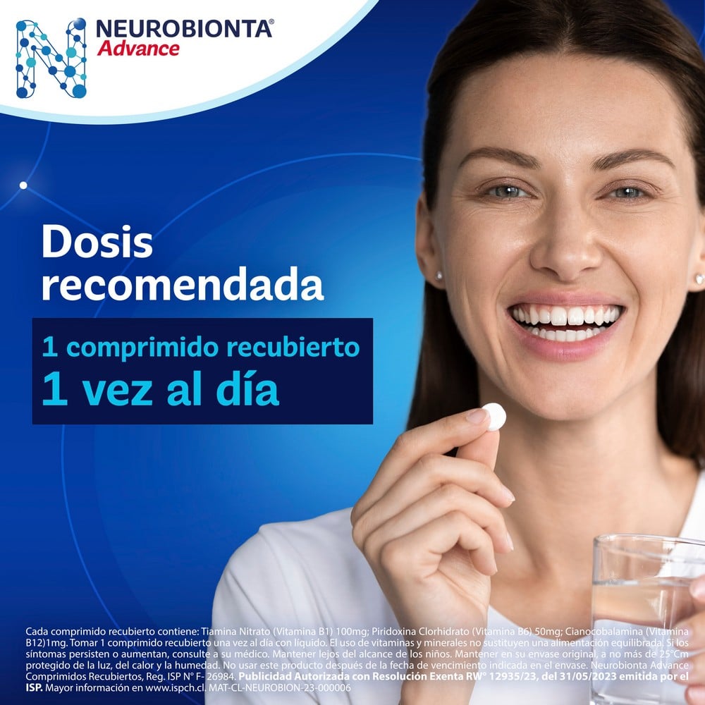 Neurobionta Advance 30 Tabletas | Cruz Verde