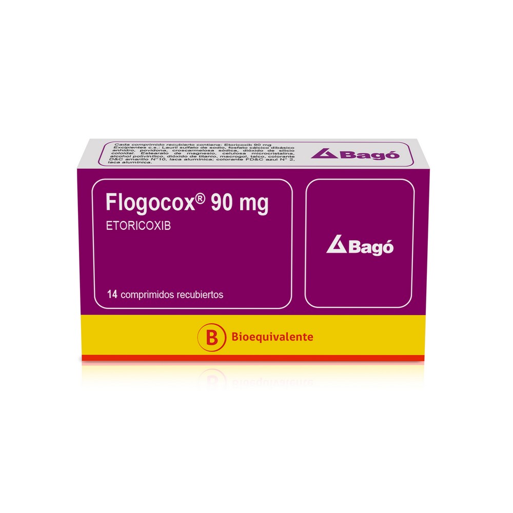Flogocox Etoricoxib 90 mg 14 Comprimidos | Cruz Verde