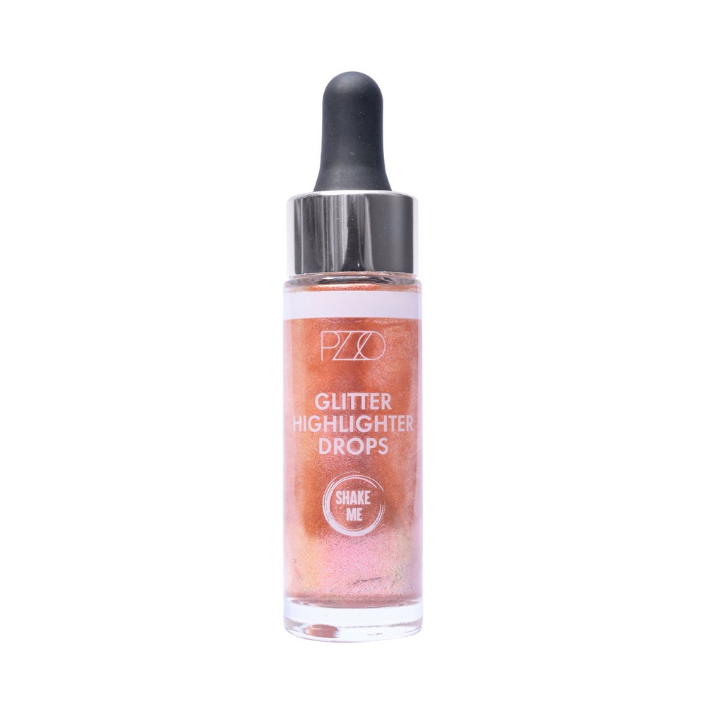 Highlighter Drops Glitter Liquido Rostro Bronze 14 mL | Cruz Verde