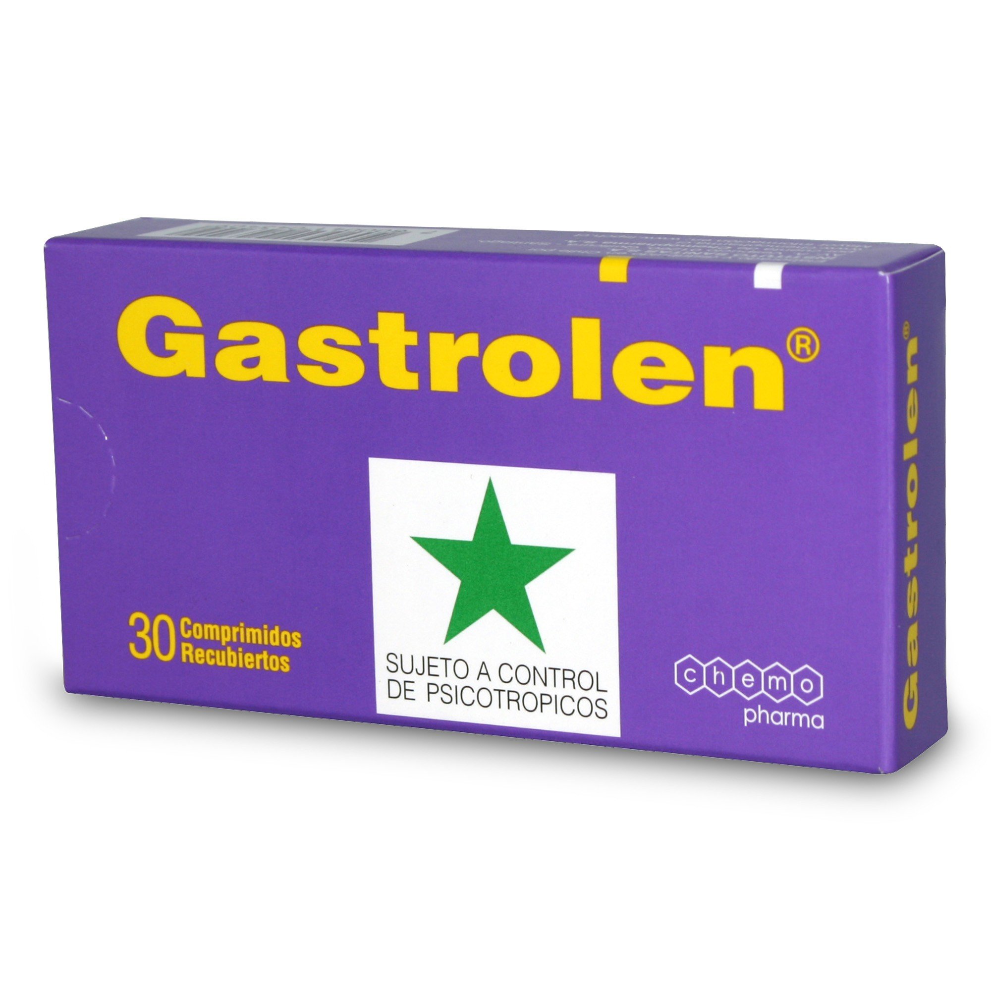Gastrolen Clordiazepoxido 5 mg 30 Comprimidos Recubierto