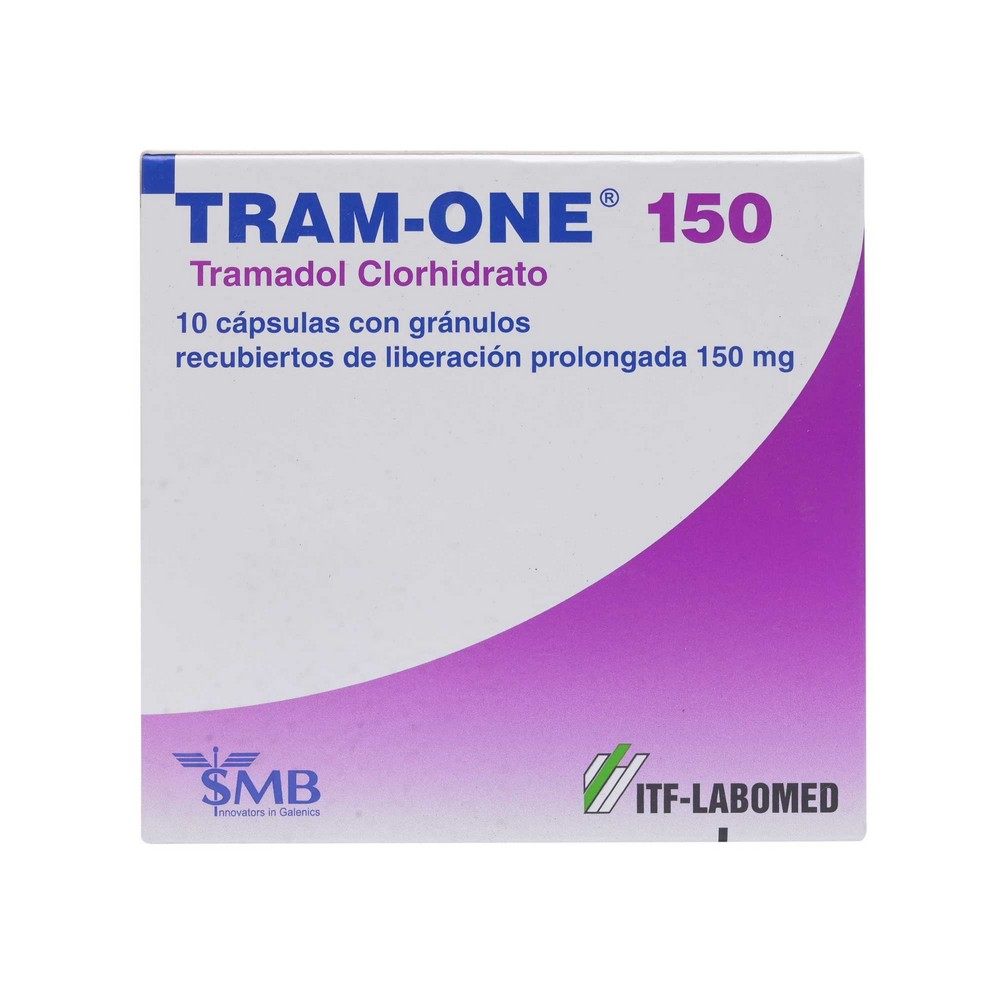 Tram-One Tramadol Clorhidrato 150 mg 10 Cápsulas | Cruz Verde