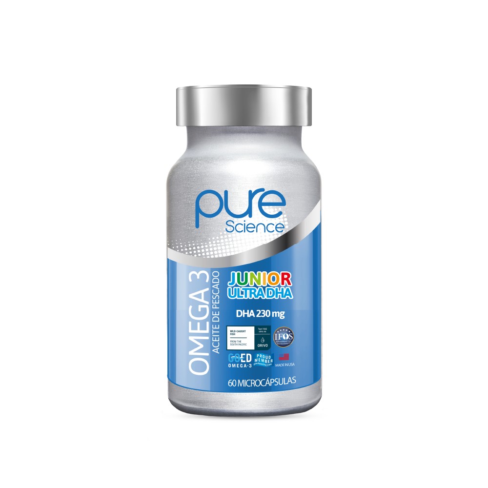 PureScience OMEGA 3 Junior Ultra DHA 60 microcápsulas | Farmacias Cruz ...