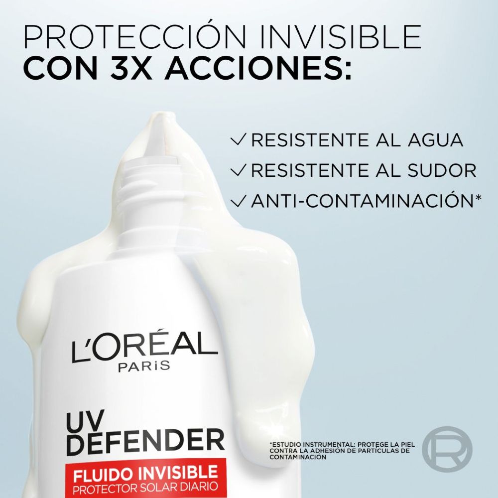 Uv Defender Fluido Invisible Fps50 Cuidado Diario 40 mL | Cruz Verde