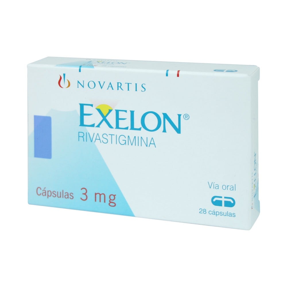 Exelon Rivastigmina 3 mg 28 Cápsulas | Cruz Verde
