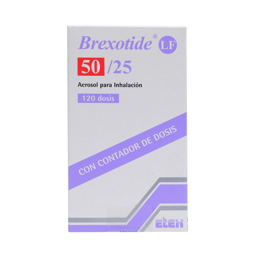 Brexotide LF Salmeterol 25 mcg Inhalador Bucal 120 Dosis | Cruz Verde