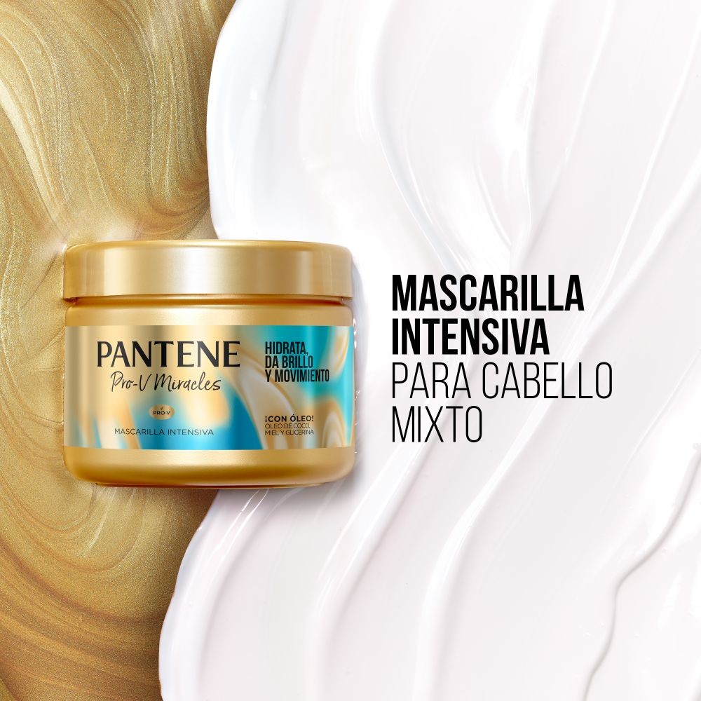 Mascarilla para cabello Pantene Hidrata y da Brillo 300 ml | Cruz Verde