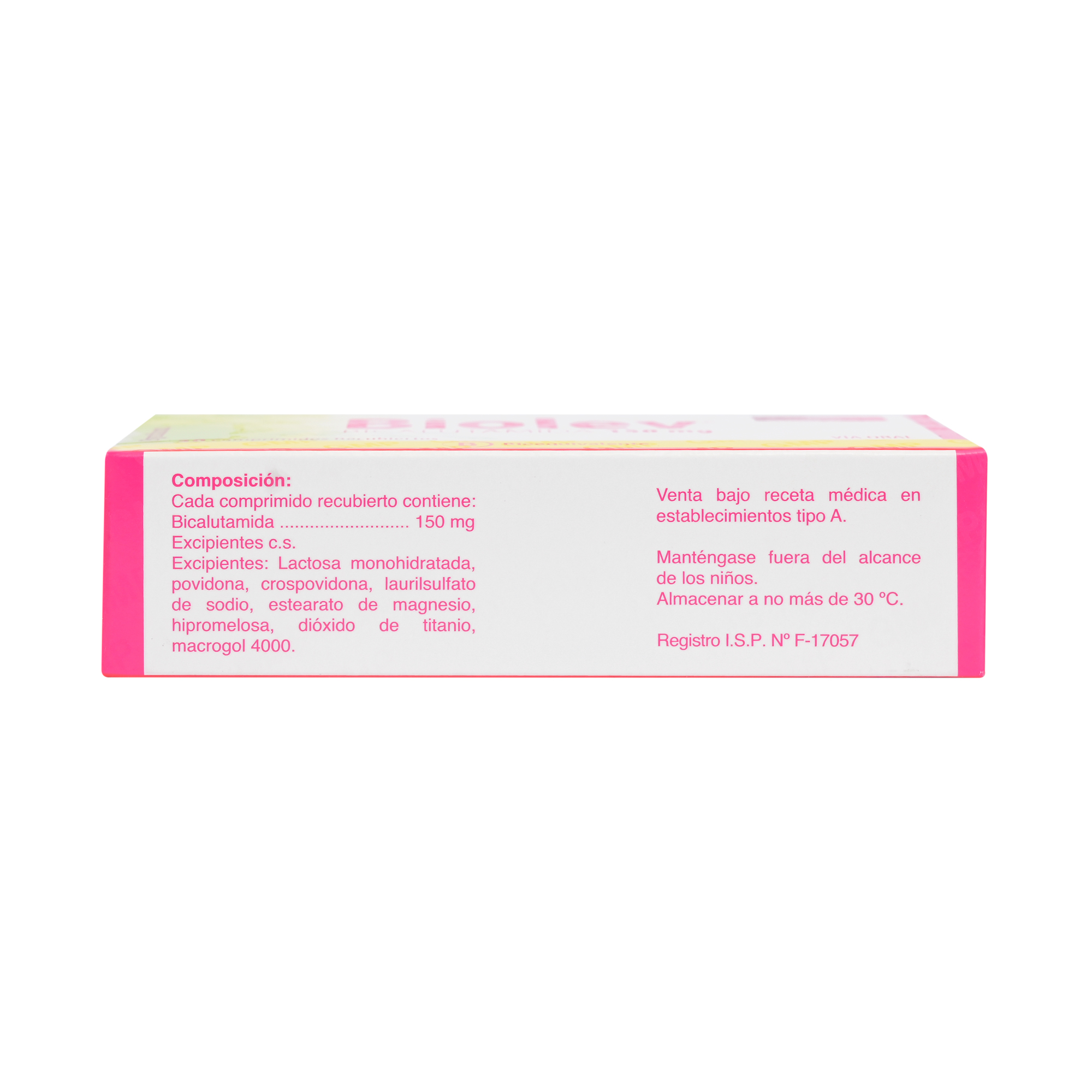 Biolev Bicalutamida 150 mg 30 Comprimidos Recubiertos | Cruz Verde