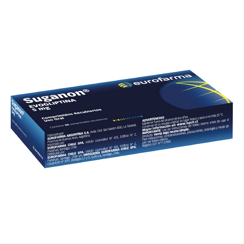 Suganon 5 mg 30 Compromidos | Cruz Verde