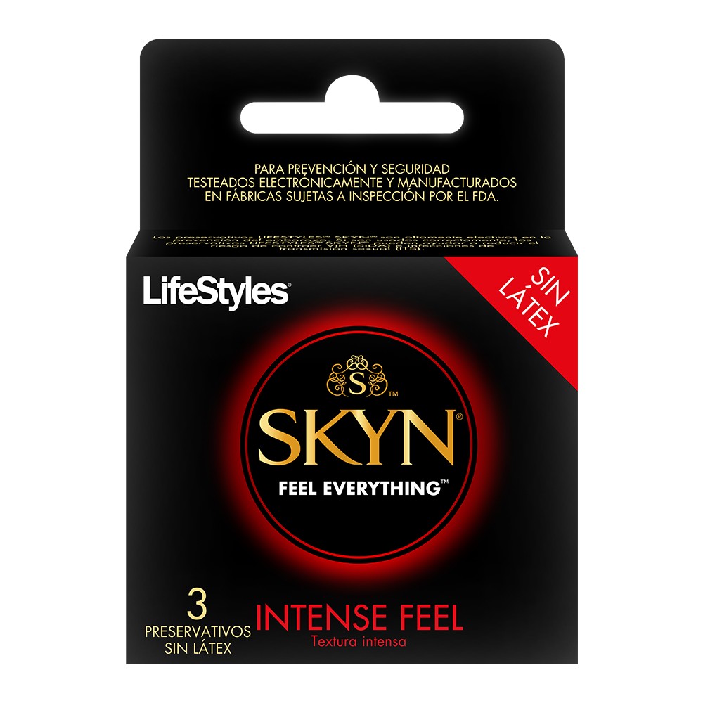 LifeStyles Skyn Intense Feel 3 Preservativos | Cruz Verde