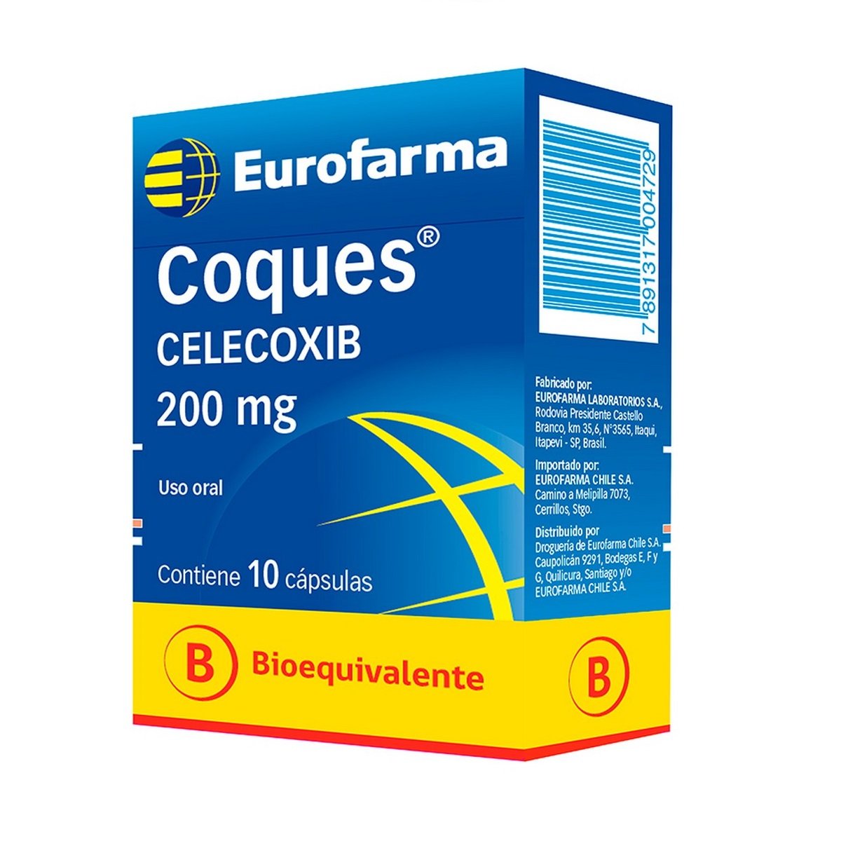 Coques Celecoxib 200 mg 10 Cápsulas | Cruz Verde