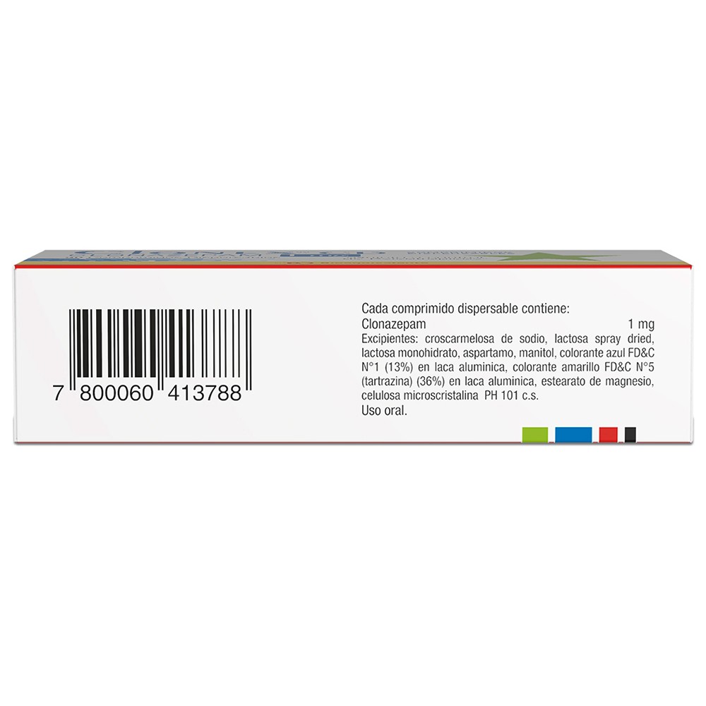 Clonex CD Clonazepam 1 mg 30 comprimidos Dispersables | Cruz Verde