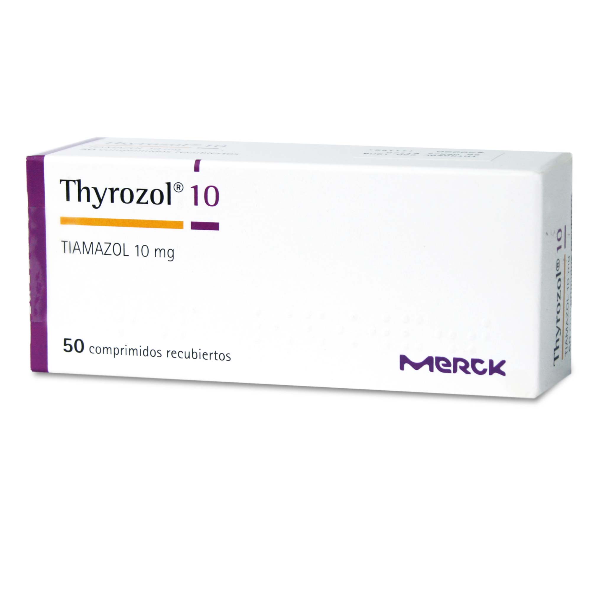 Thyrozol 10 Tiamazol 10 mg 50 Comprimidos Recubierto