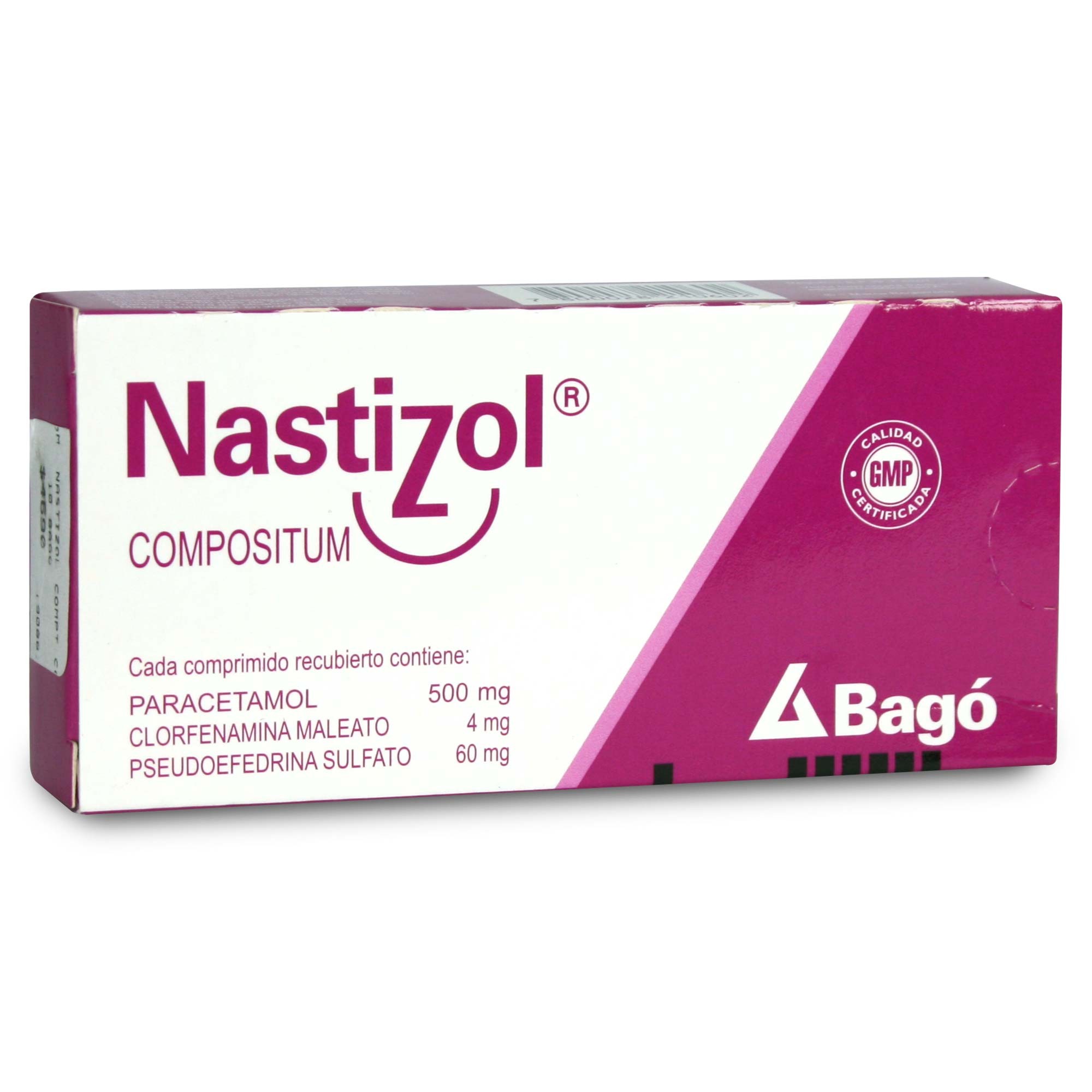 Nastizol Compuesto Pseudoefedrina 60 mg | Cruz Verde