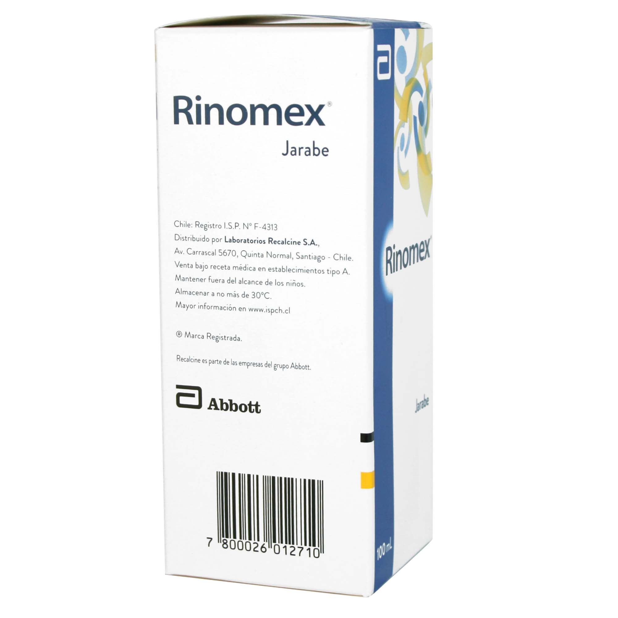 Rinomex Loratadina 2,5 mg Jarabe 100 mL | Cruz Verde