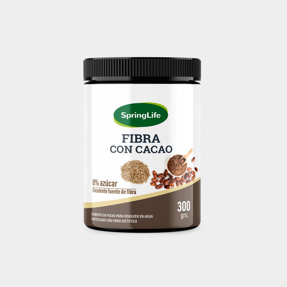Fibra con Cacao Sin Azúcar 300 gr | Cruz Verde
