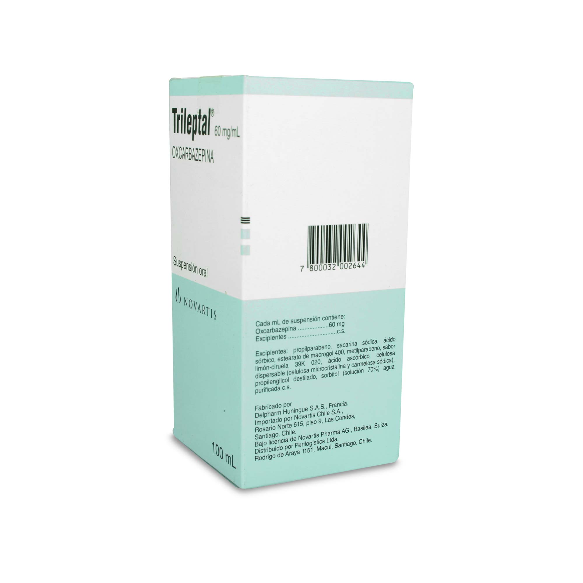 Trileptal Oxcarbazepina 60 mg / mL Suspensión Oral 100 mL | Cruz Verde