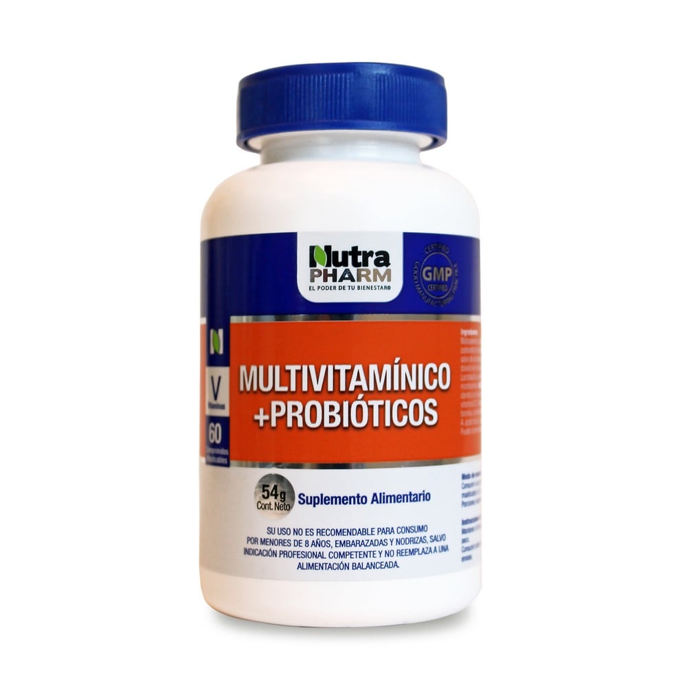 Multivitamínico+Probióticos 60 Comprimidos Masticables | Cruz Verde