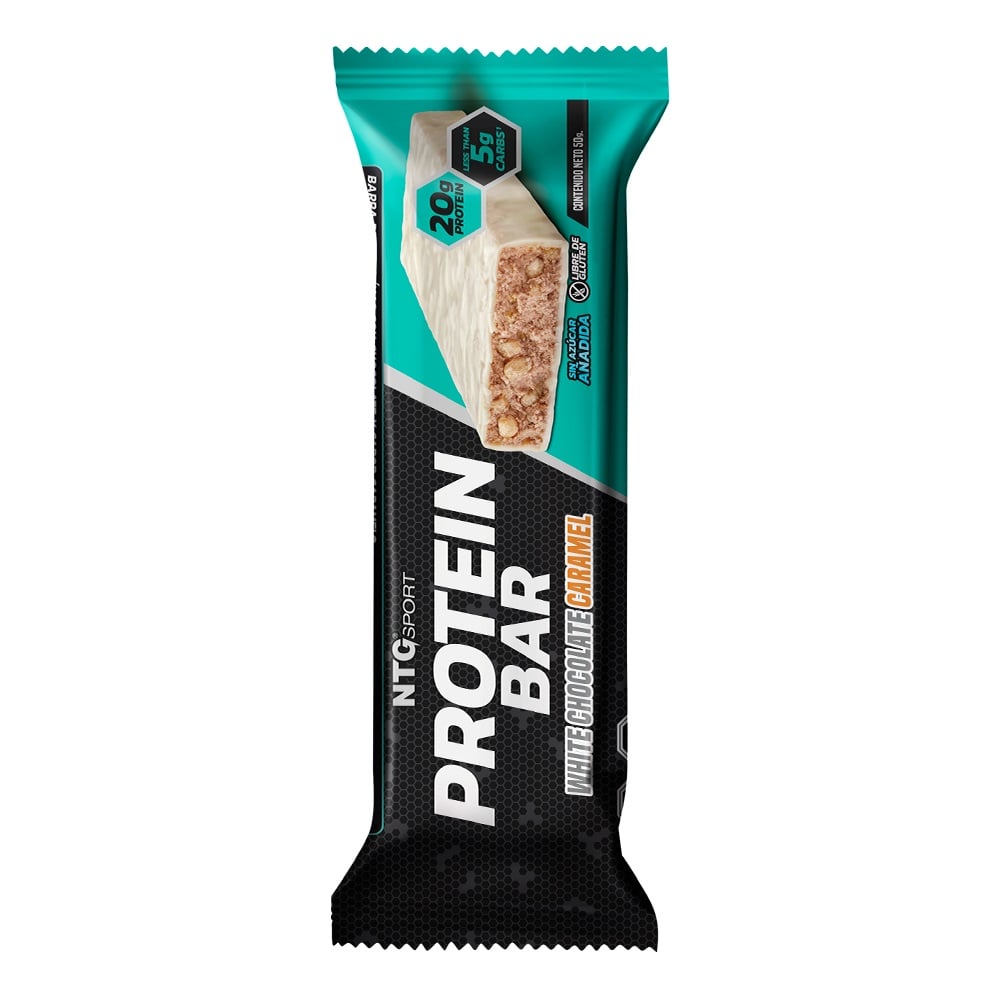Protein Bar White Chocolate Caramel 50 g | Cruz Verde