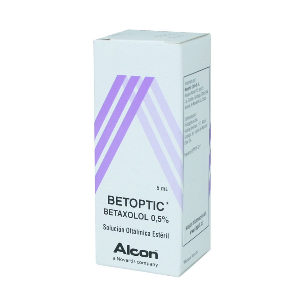 Betoptic Betaxolol 0,5% Solución Oftálmica 5 mL | Cruz Verde