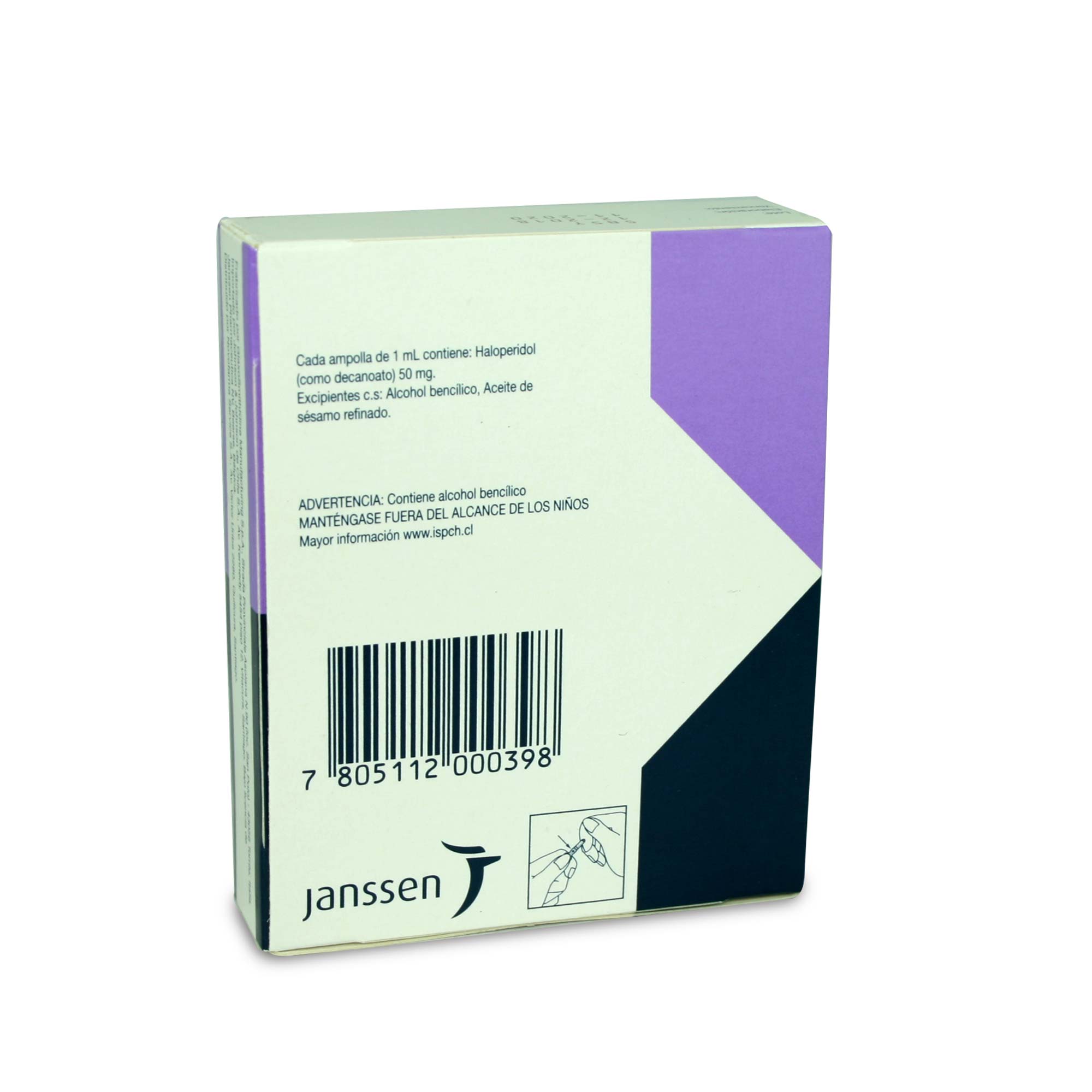 Haldol Decano Haloperidol 50 mg 1 Ampolla | Cruz Verde