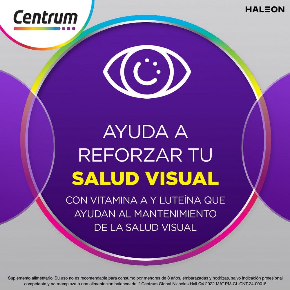 Centrum Silver Mujer Multivitamínico - Multimineral 30 Comprimidos ...