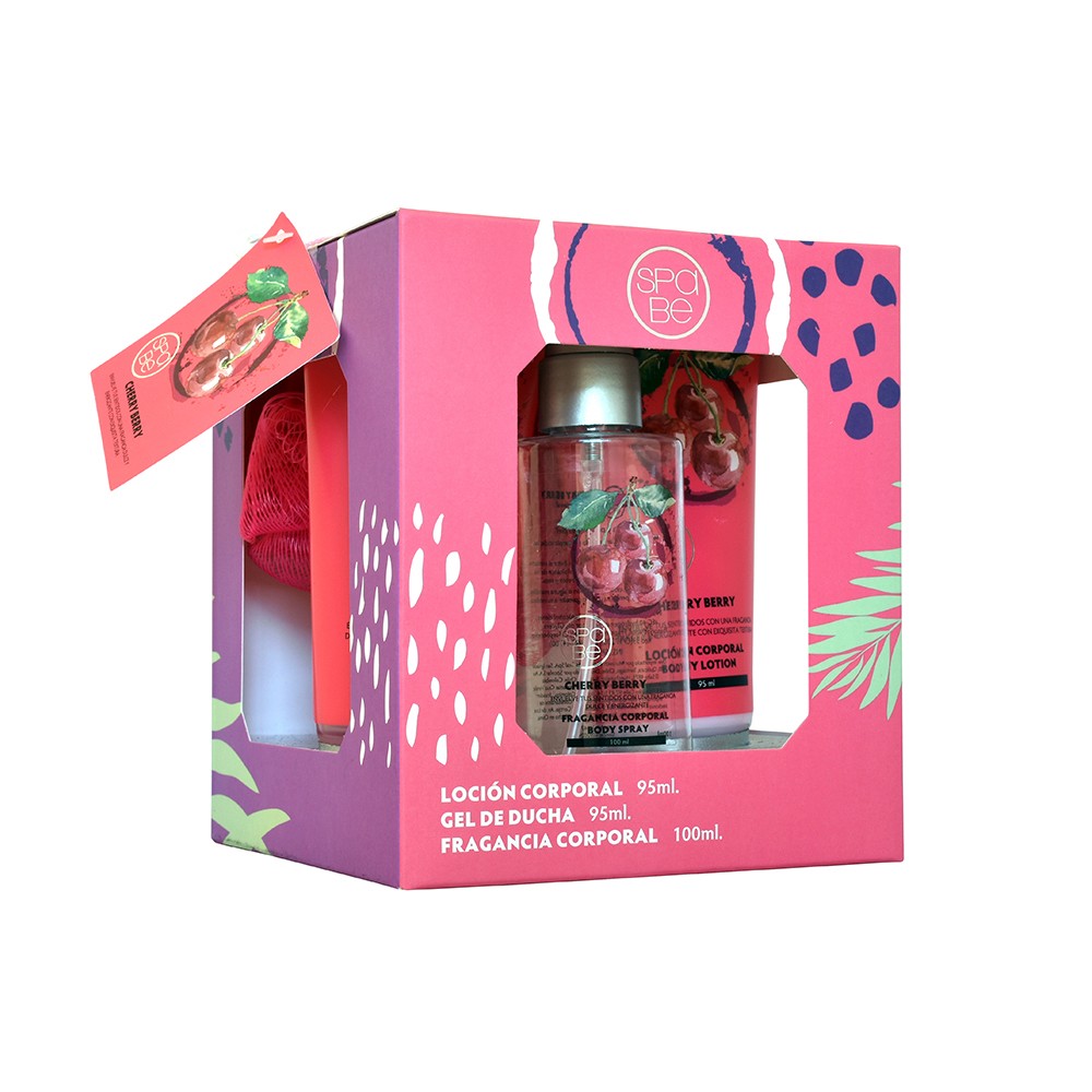 Set Crema Corporal Cherry + Shower + Body Spray | Farmacias Cruz Verde