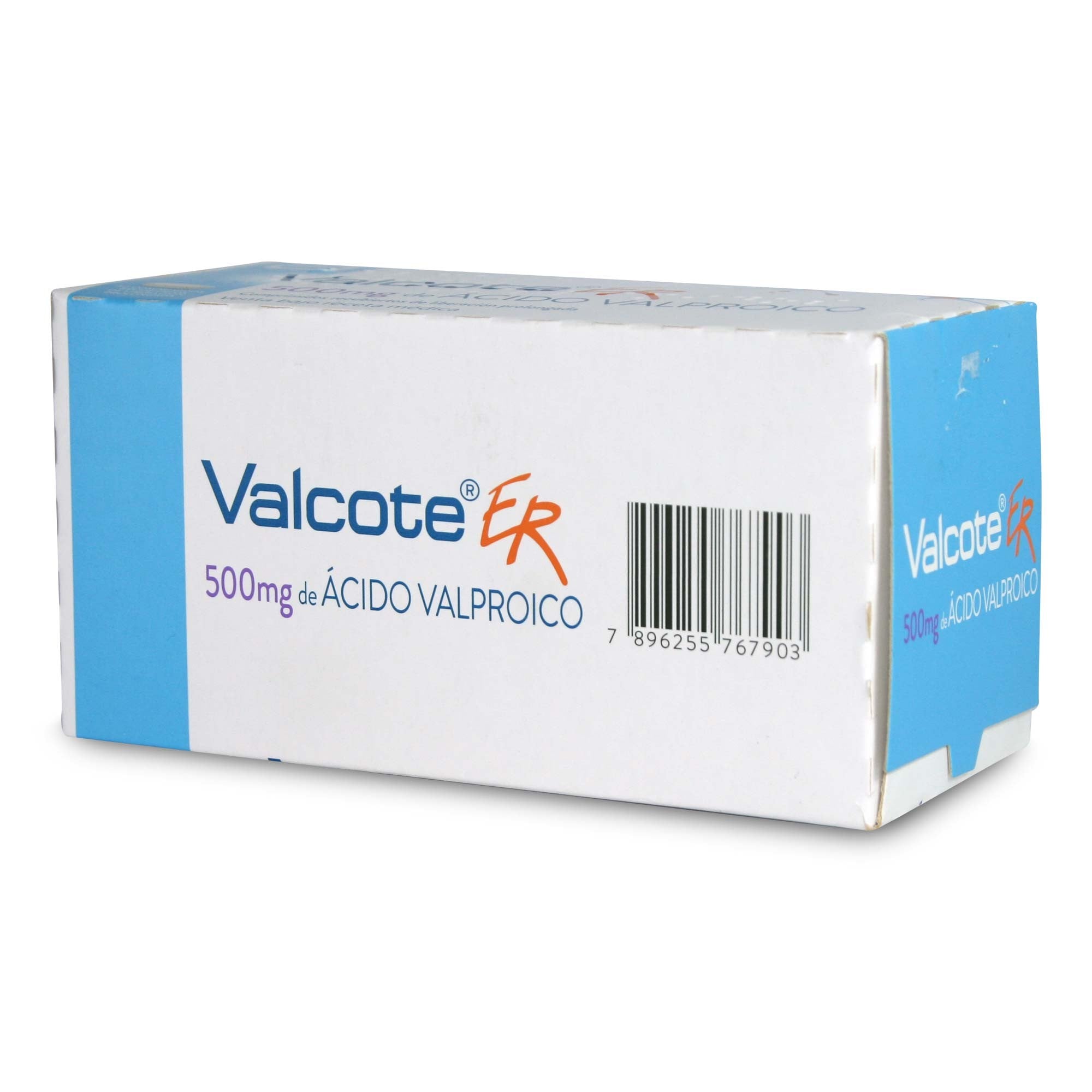 Valcote-Er Acido Valproico 500 mg 50 Comprimidos Liberacion Prolongada ...