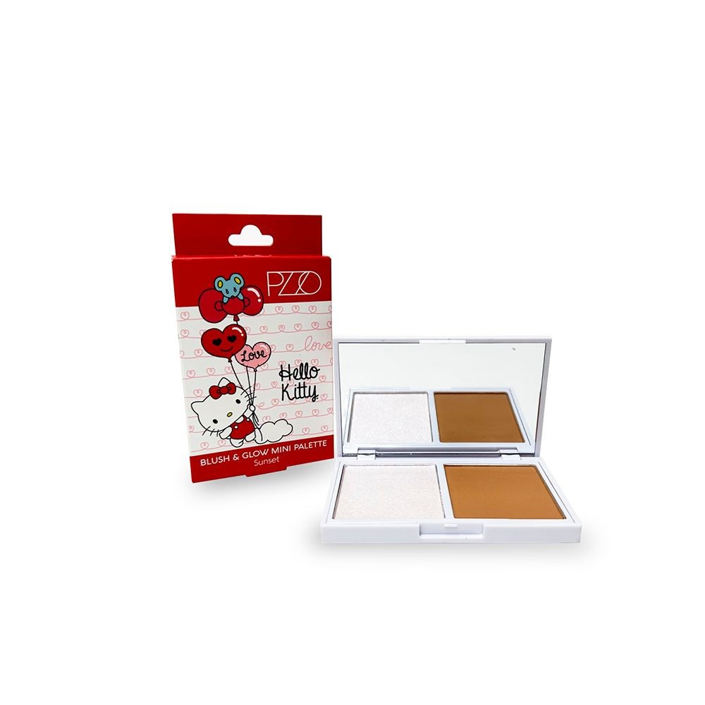 Mini Paleta con iluminador y rubor Hello Kitty Sunset - FarmaCompara
