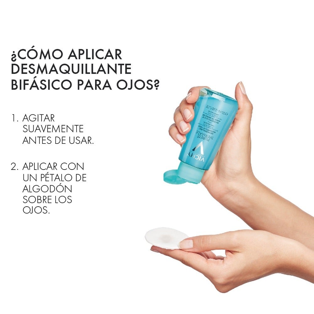 Desmaquillante Bifásico Ojos Waterproof Pureté Thermale 100 ml | Cruz Verde