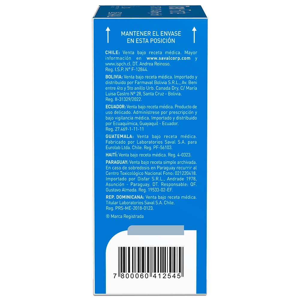 Trex Forte Azitromicina 400 mg / 5 mL Suspensión 20 mL | Cruz Verde