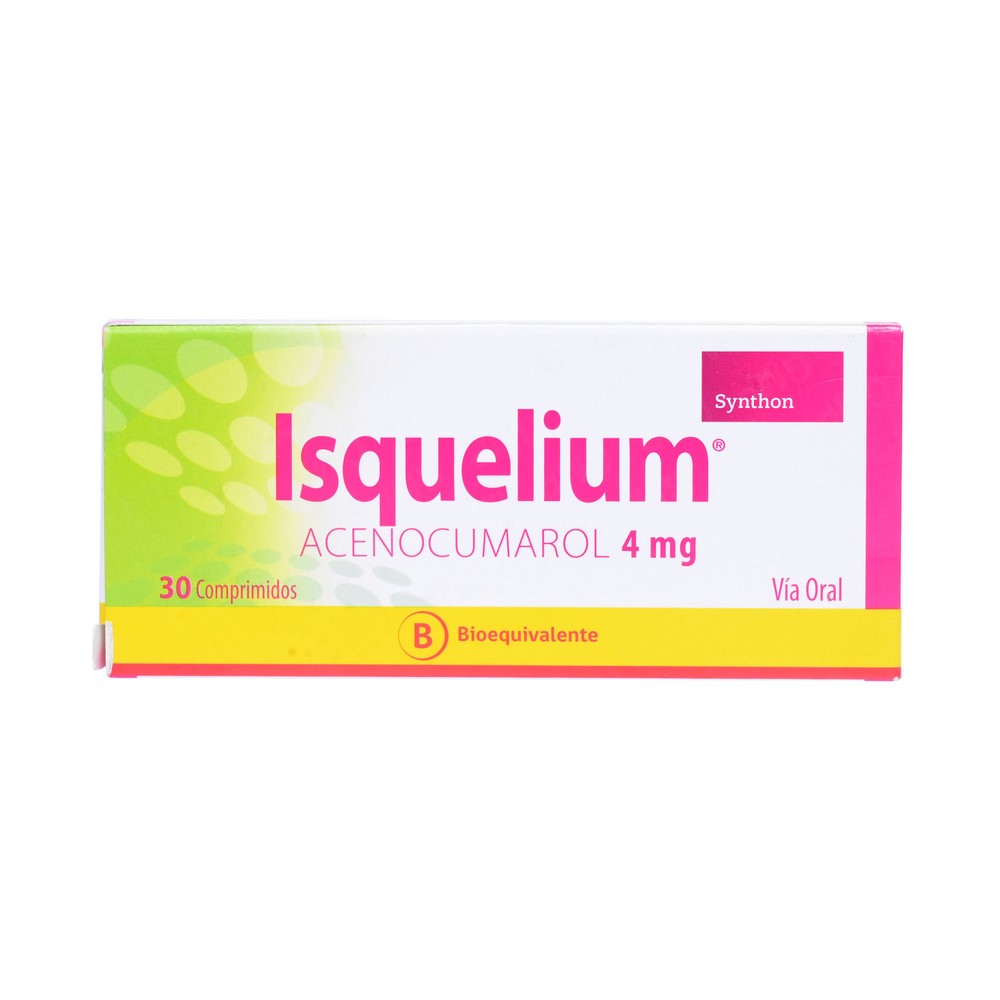 Isquelium Acenocumarol 4 mg 30 Comprimidos | Cruz Verde