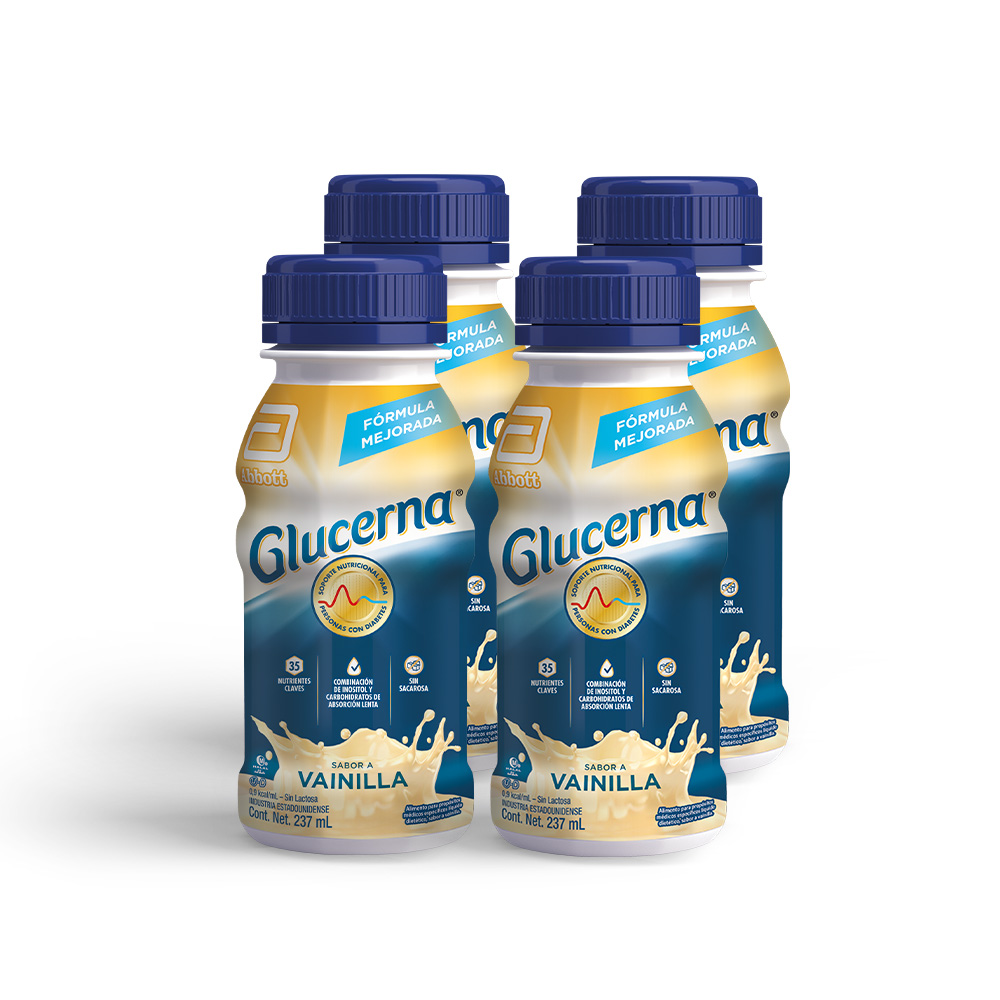 Suplemento Liquido para Diabeticos Sabor Vainilla 237ml X4 | Cruz Verde