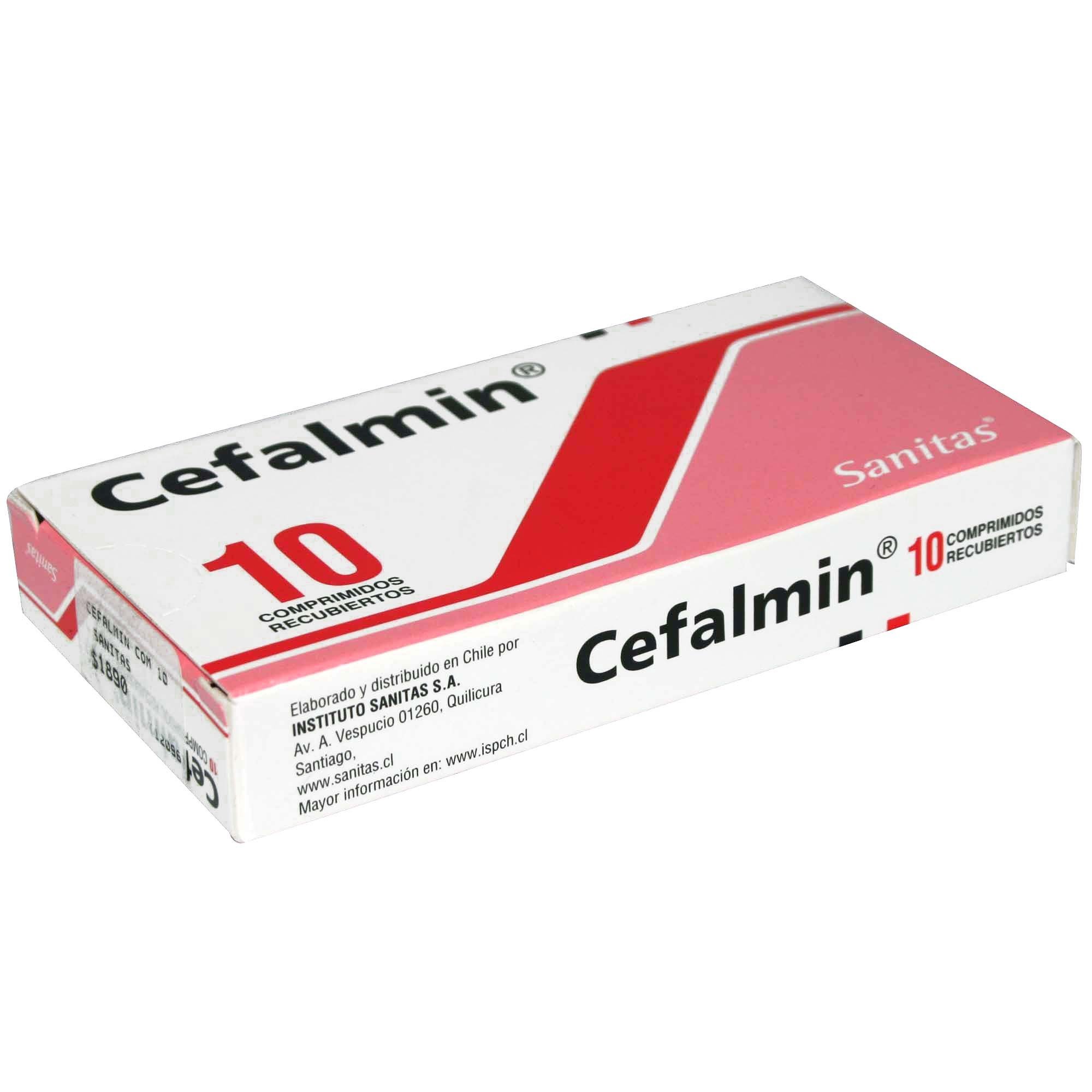 Cefalmin Metamizol 300 mg 10 Comprimidos Recubiertos | Cruz Verde
